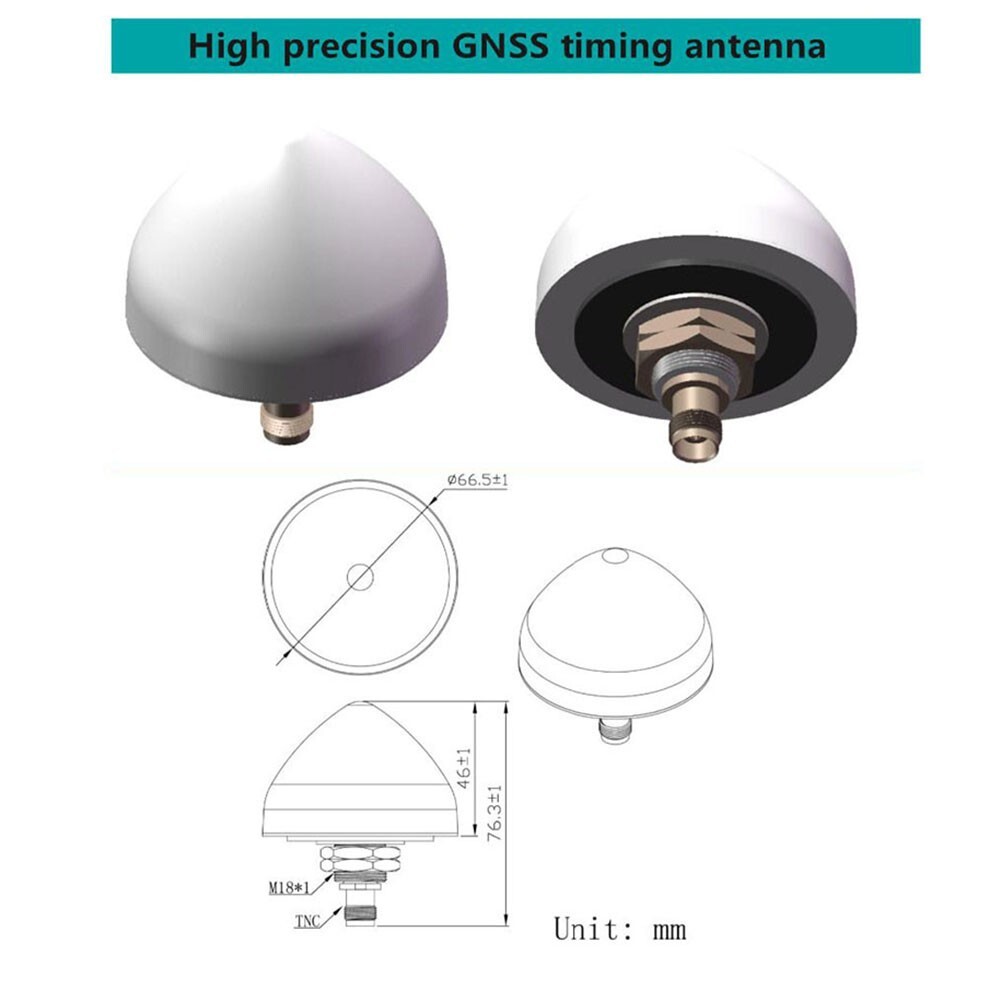 Flexible Installation Options GPS Antenna Suitable for Various Mounting ...