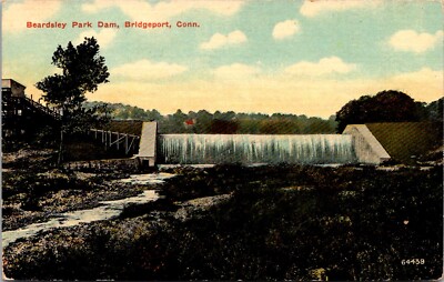 Beardsley Park Dam, Bridgeport CT Vintage Postcard T65 | eBay