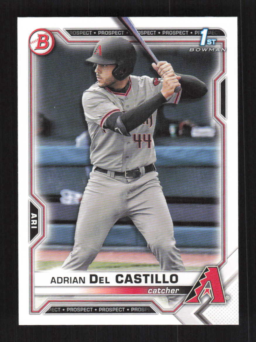 Adrian Del Castillo 2021 Bowman Draft Arizona Diamondbacks #BD-108 | eBay