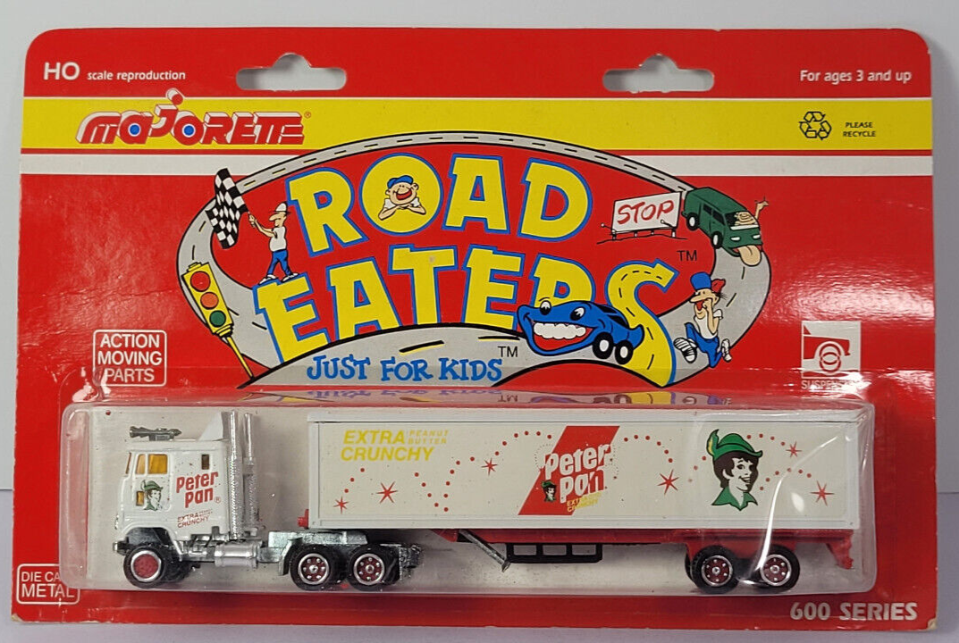 Peter Pan Cabover White Extra Crunchy Truck Road Eaters Majorette Rare ...