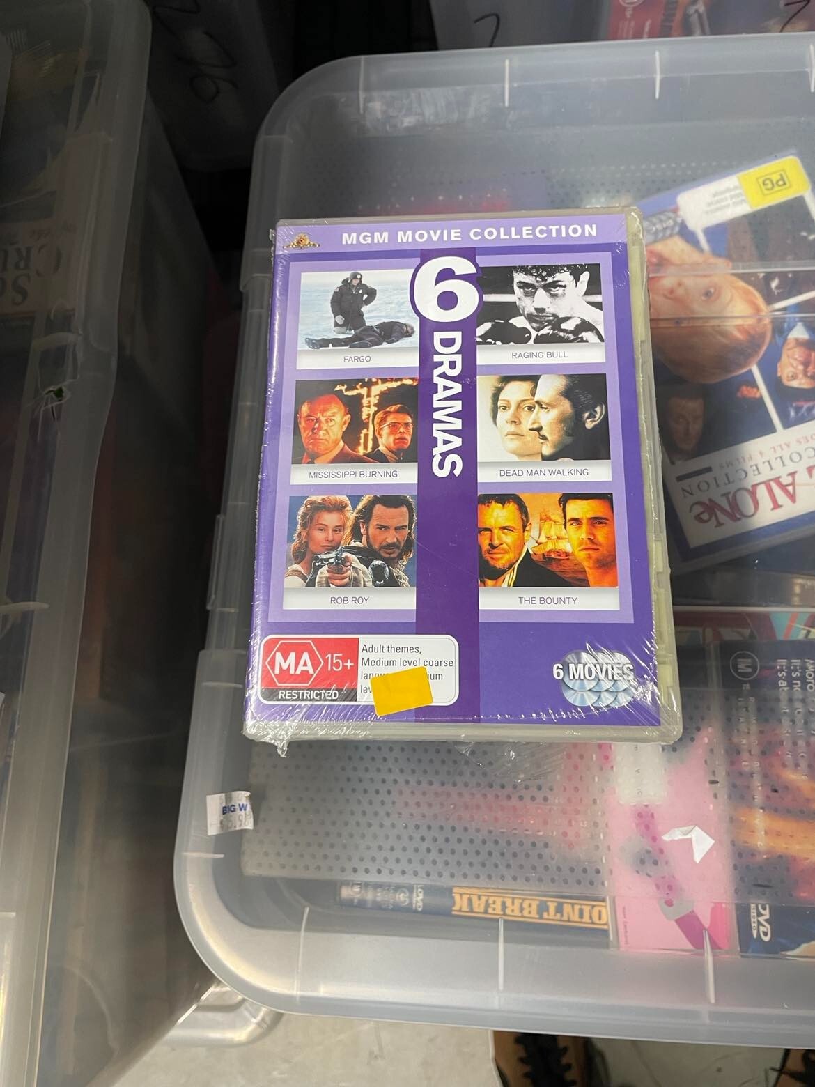 6 MOVIES MGM Collection DVD 6-Disc Set MA 15+ PAL Region 4 Fargo ...