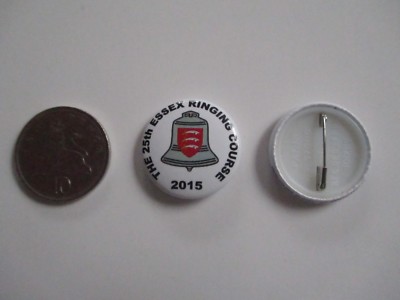 Bell Ringing - 25th Essex Ringing Course Button Badge | eBay UK