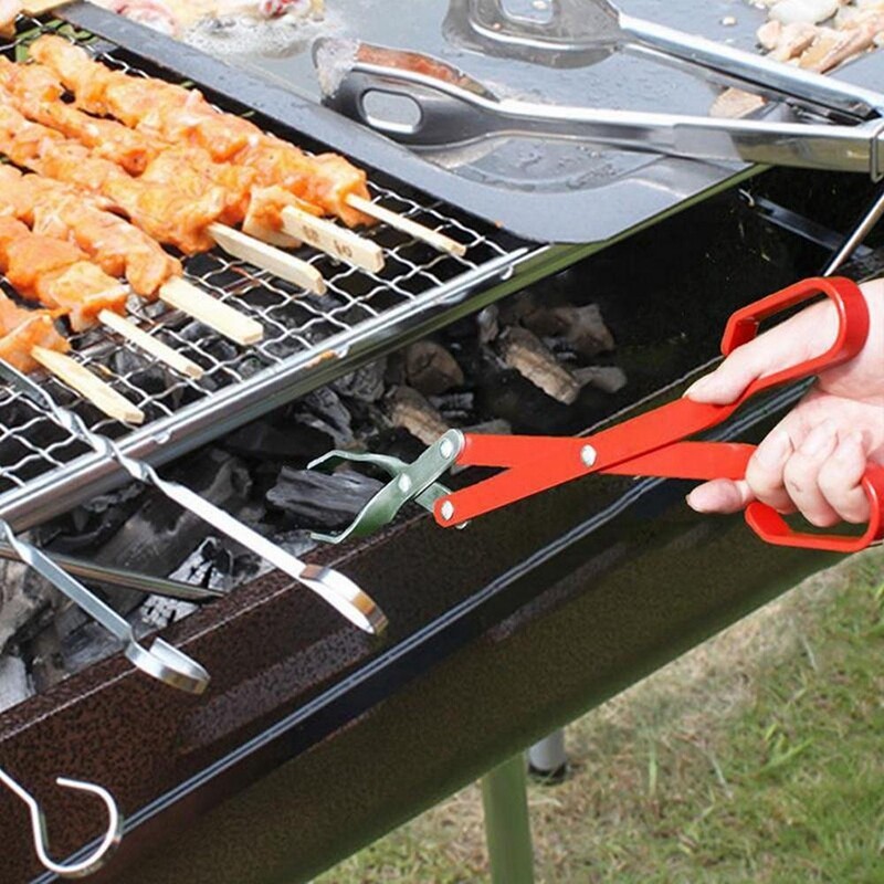 Tong Barbecue Carbon Clamp Aluminum Plier Grilled Food Clip Po J4O1 | eBay
