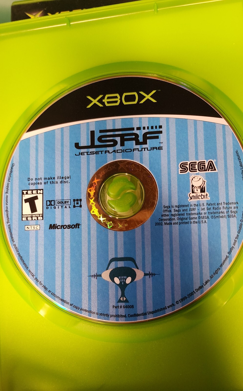 JSRF: Jet Set Radio Future (Microsoft Xbox, 2002) Authentic, Complete ...