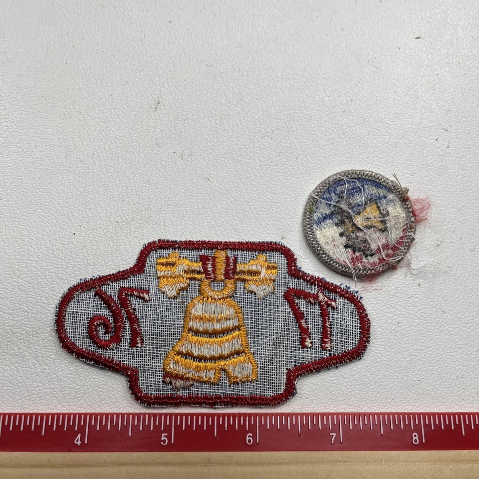 2 LIBERTY BELL Patches Including A 1976 Bicentennial Celebration One ...