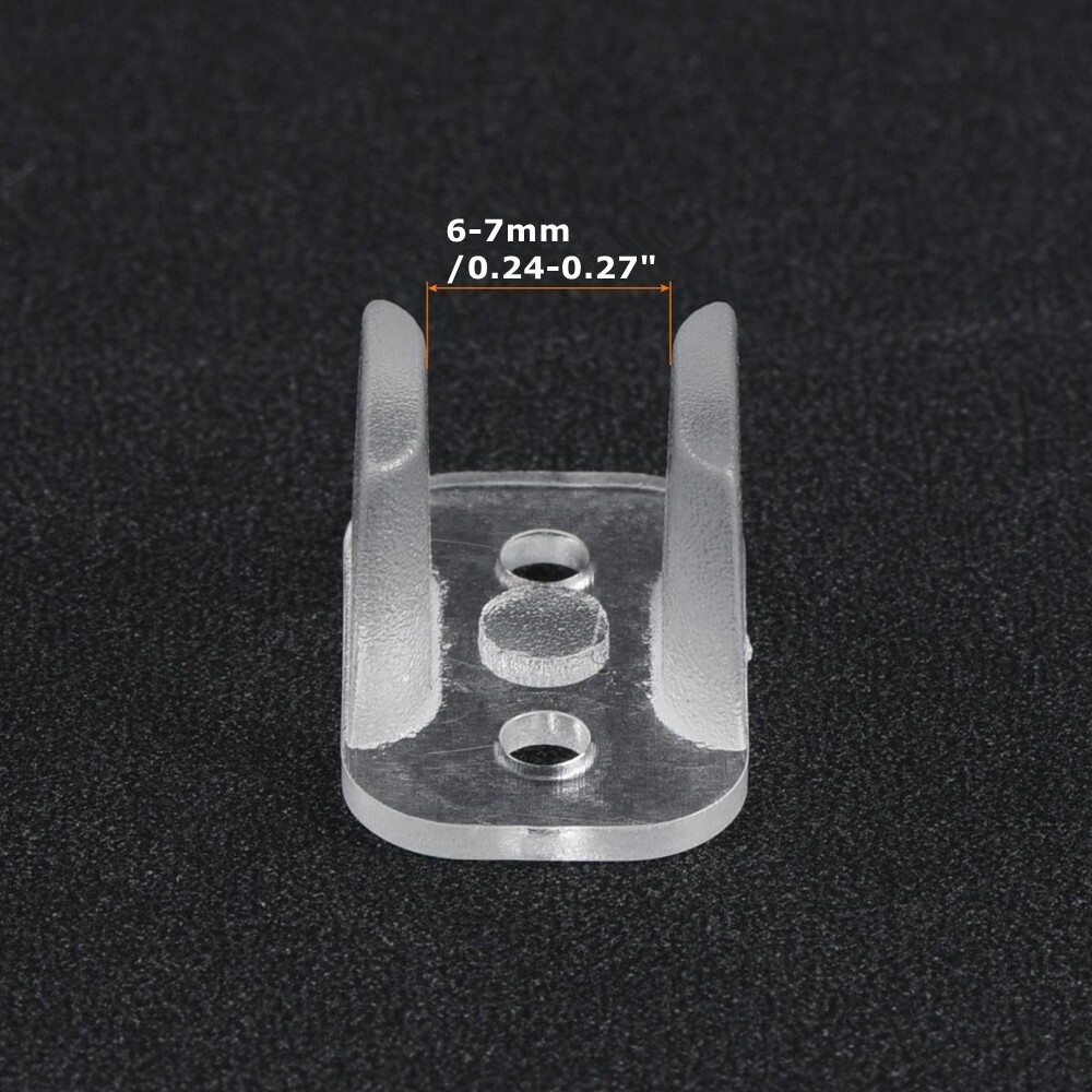 150 Pcs LED Neon Fixing Clamps Holder Mounting Clips for 6mm Neon LED ...