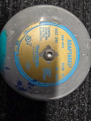 Edwards Adaptabel 340-4R5 Audible Signal Appliance Alarm Bell 240V 50/ ...