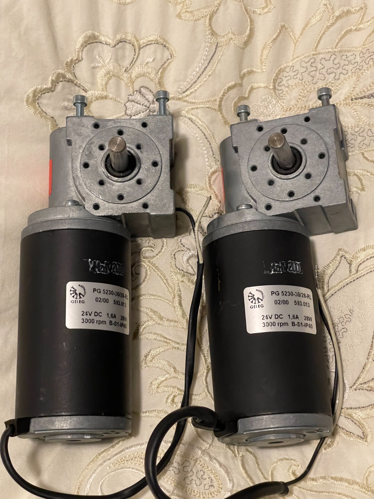 GEFEG MOTOR Sparger 5230-30/28-RL 24VDC, 1.6A, 28W 3000RPM Motors DC | eBay