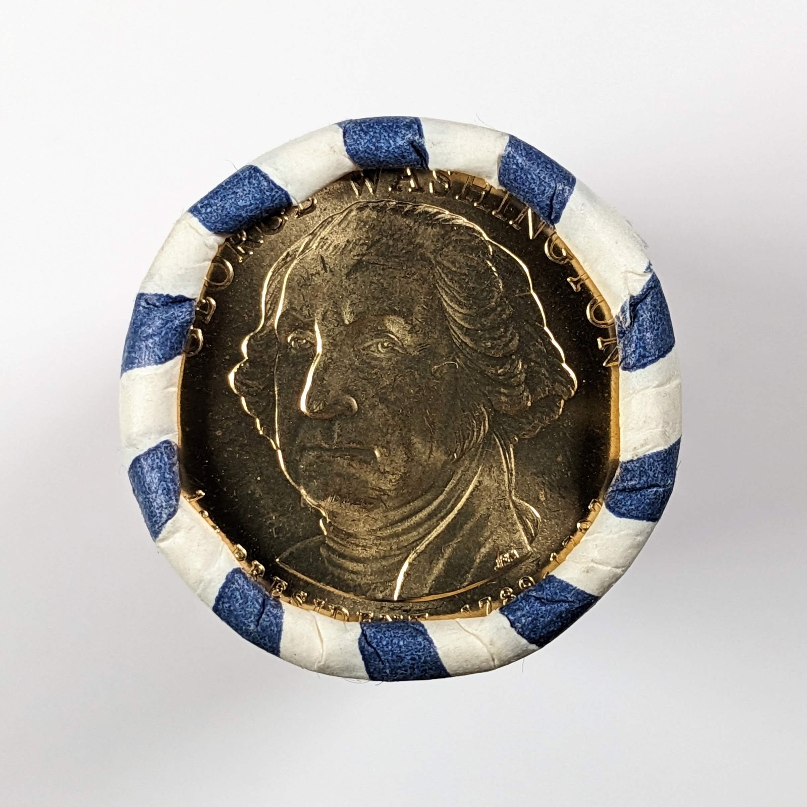 2007 P Presidential $1 Coin George Washington Roll of 25 in Original ...