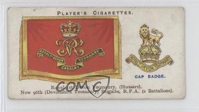 1924 Player's Drum Banners & Cap Badges Tobacco Royal 1st Devon ...