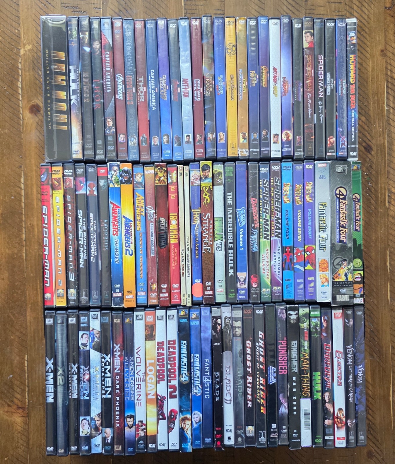 Marvel (84 DVD Lot) MCU Infinity Saga + Expanded Universe + Animated ...