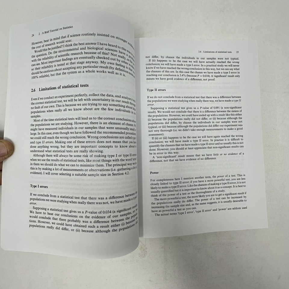 Practical Statistics for Environmental & Biological Scientists By John Townend 9780471496656| eBay