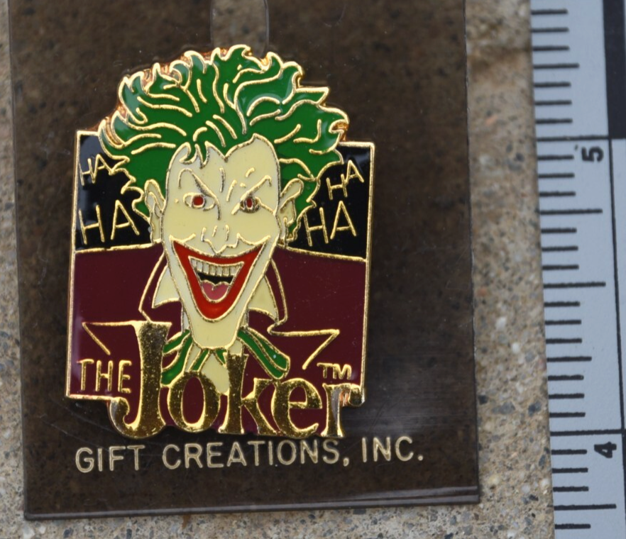 Joker Metal Enamel Pin from 1989 DC Comics Batman Original Gift ...