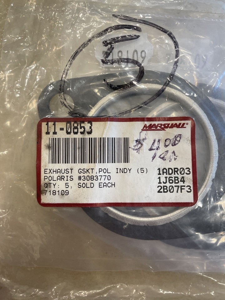 Polaris 3083770 Exhaust Gaskets (5pk), Trail Blazer Big Boss ATV ...