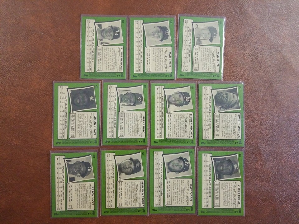 2020 Topps Heritage Aaron Hicks High Numbers SP Yankees 1 Card | eBay