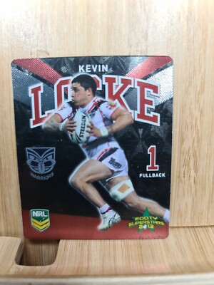 KEVIN LOCKE🏆2013 #30 Warriors NRL Footy Superstars Tazo🏆 | eBay Australia