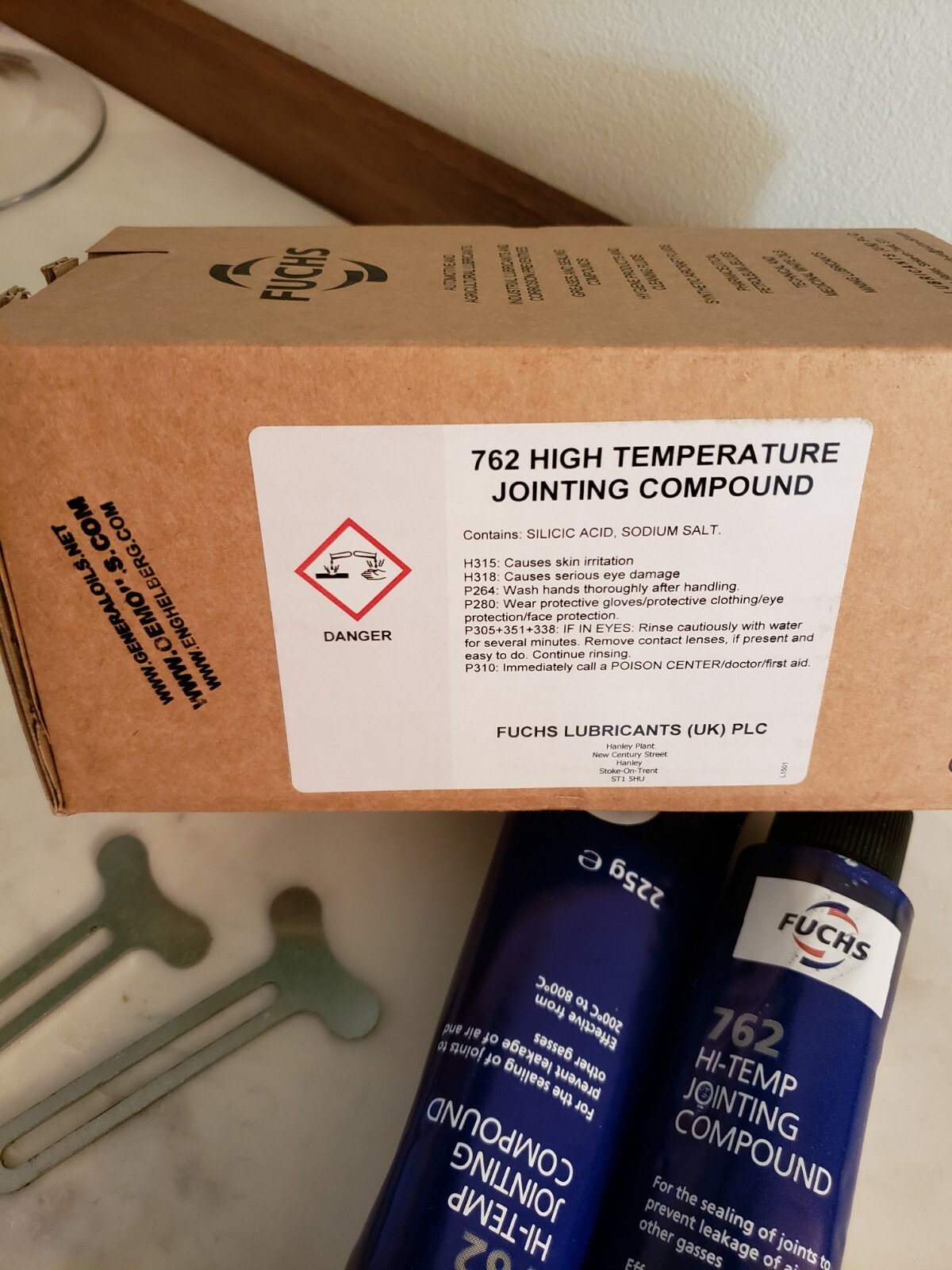 ENG-FUCHS SILKOLENE 762 | Hi-Temp Jointing Compound (2X 225GR ) ENG ...