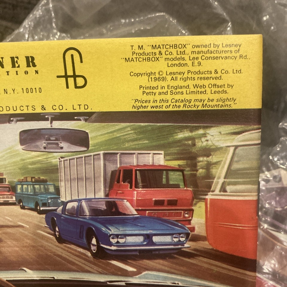 Vintage 1969 Matchbox Collector's Catalog 2nd Edition Diecast Cars ...