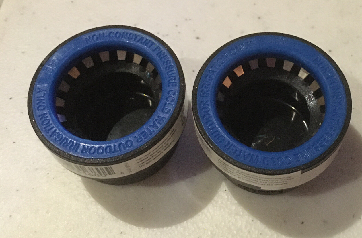 5 Pack ORBIT Blu-Lock 3X 1” Push On Irrigation PVC Fitting Cap #31680 ...