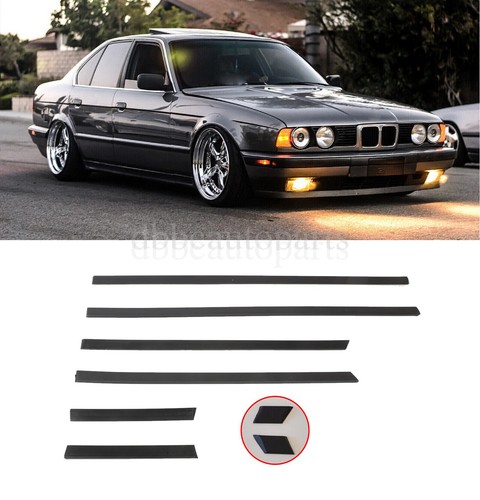 PAIR SIDE MOLDING DOOR FENDER TRIM For BMW 5 SERIES E34 1989-1995 | eBay