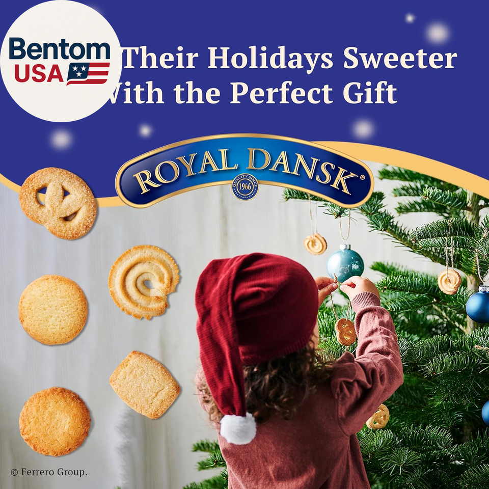 Danish Butter Cookies, Premium Assorted Cookies in a Gift Tin, Great ...