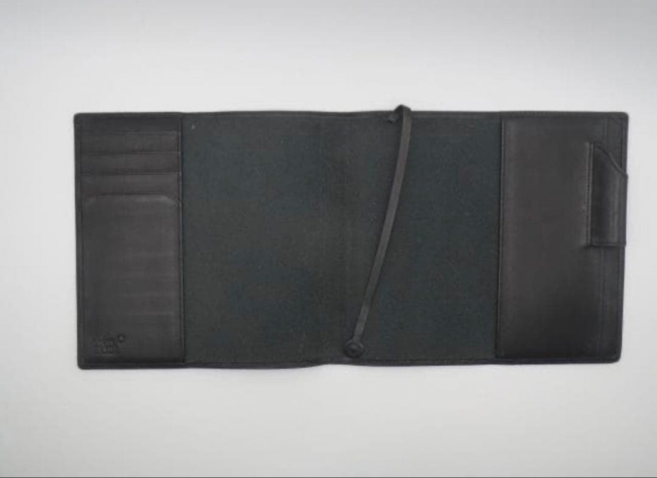 Montblanc Notebook Cover Quovadis Executive Notebook Size Black Leather ...