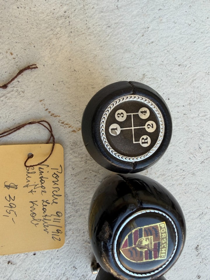 original Porsche 356 / 911/912 Vintage Leather gear Shift Knob | eBay