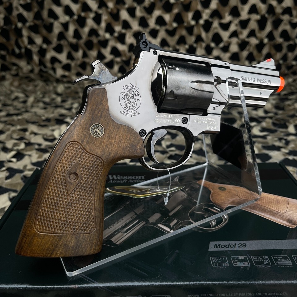 NEW Smith & Wesson M29 CO2 Airsoft Revolver w/ 3" Barrel (2275916) | eBay