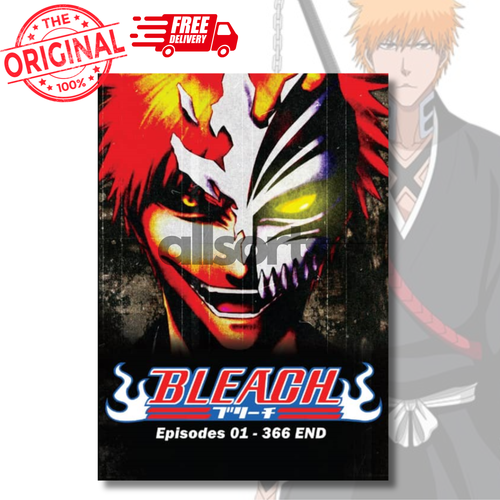 BLEACH - COMPLETE ANIME TV SERIES DVD BOX SET (1-366 EPISODES) (FULL ...