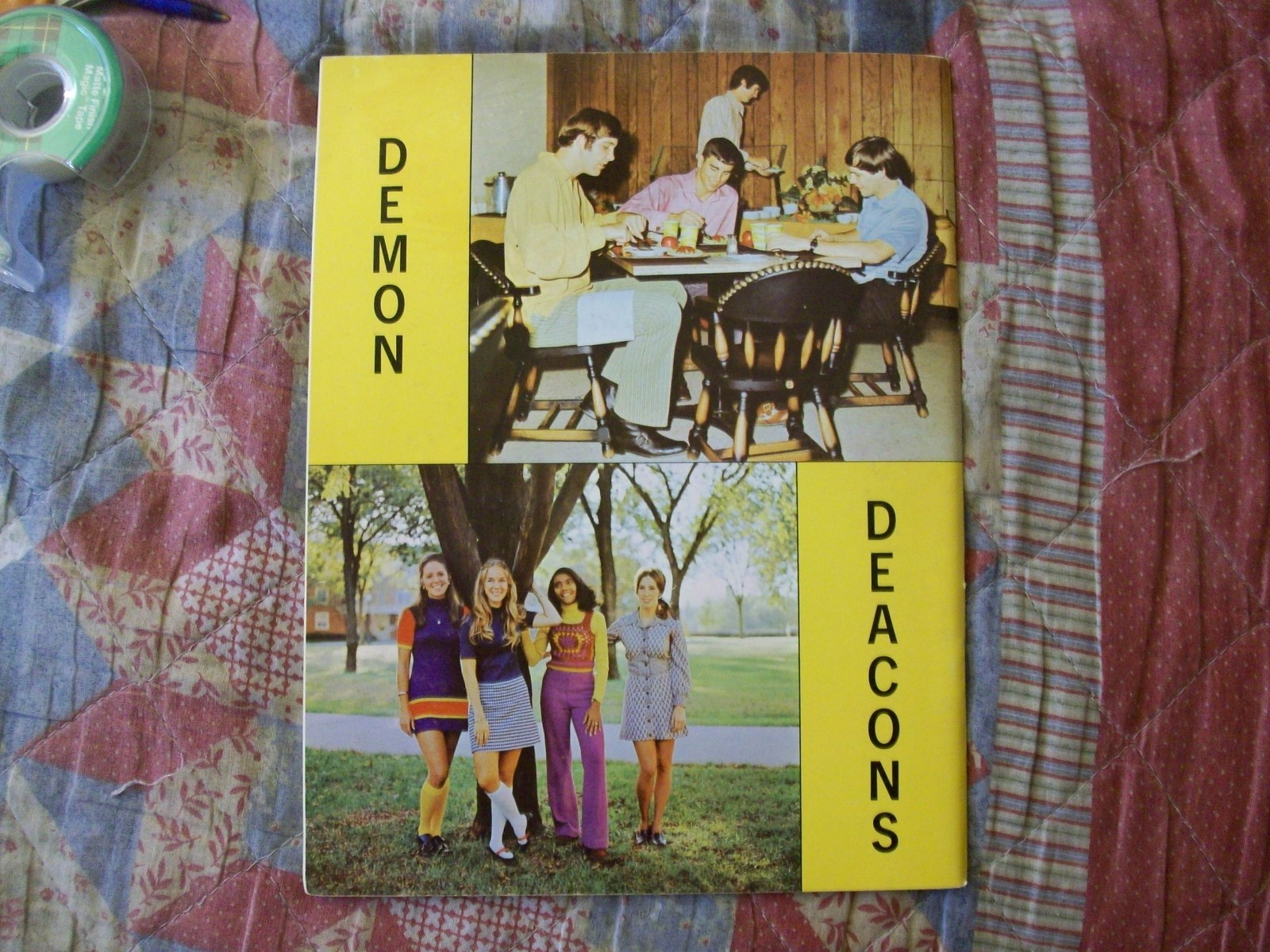 1972-73 WAKE FOREST BASKETBALL MEDIA GUIDE Yearbook CARL TACY Program ...