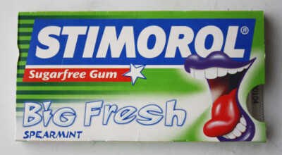 RARE VINTAGE 90'S STIMOROL CHEWING GUM PACK SPEARMINT DENMARK NEW ...