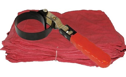 500 RED SHOP TOWELS / 14X14/ MECHANICS RAGS / OIL CHANGE / FREE ...