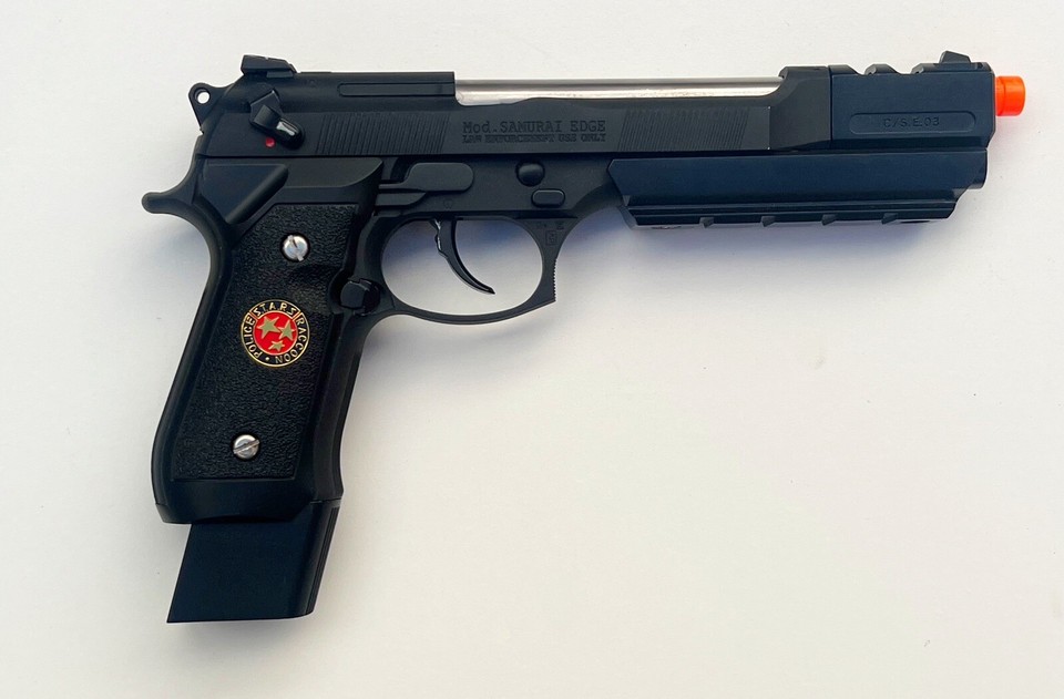 Resident Evil Samurai Edge Barry Burton Airsoft Full Metal | eBay