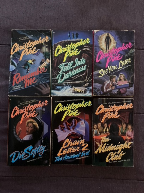 CHRISTOPHER PIKE EARLY 1990'S YA HORROR LOT OF 6 PB OG ARCHWAY KOTZKY ...