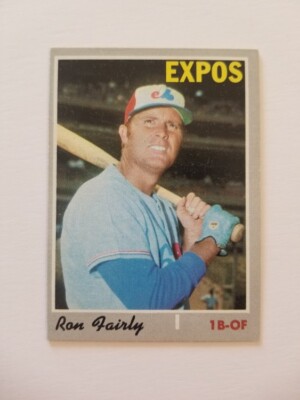 RON FAIRLY 1970 TOPPS BASEBALL CARD #690 MONTREAL EXPOS | eBay