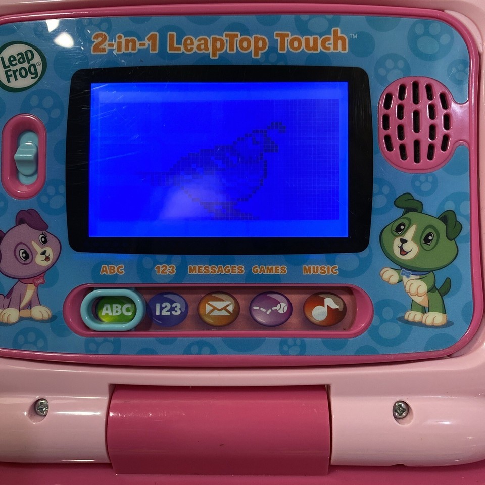 LeapFrog 2 in 1 Leaptop Touch Learning For Kids Toy Educational Pink ...