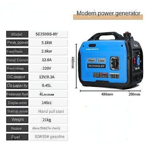 Generator Small Portable Frequency Conversion Mute Outdoor Charging ...