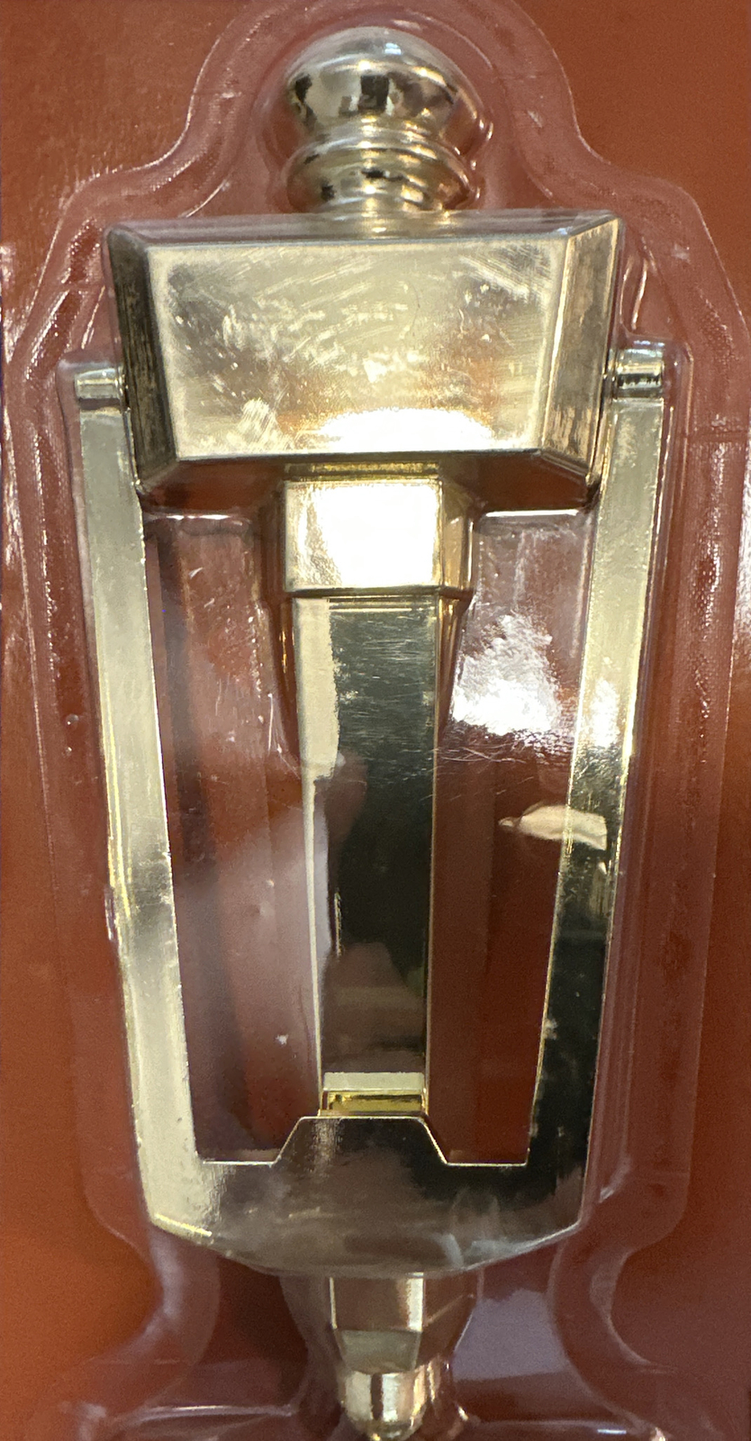 Reliabilt Polished Brass Traditional Door Knocker 7-1/4" Engravable ...