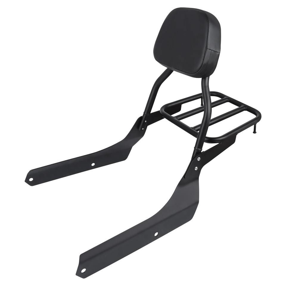 Backrest Sissy Bar Luggage Rack For Honda Shadow Spirit Phantom VT750C2 ...