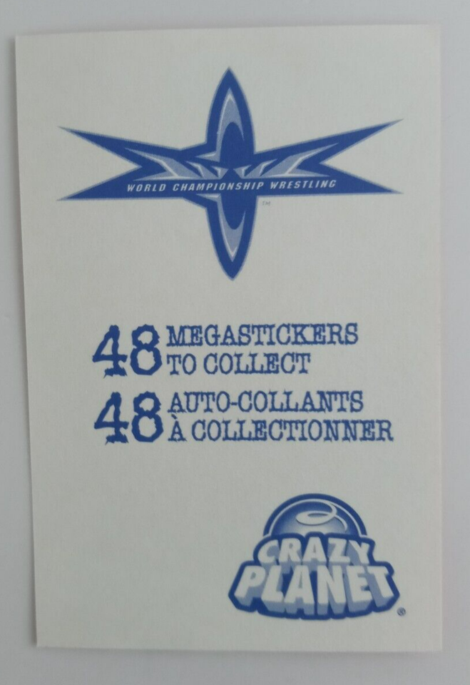 1999 Crazy Planet WCW Sticker NWO Big Poppa Pimp Scott Steiner | eBay