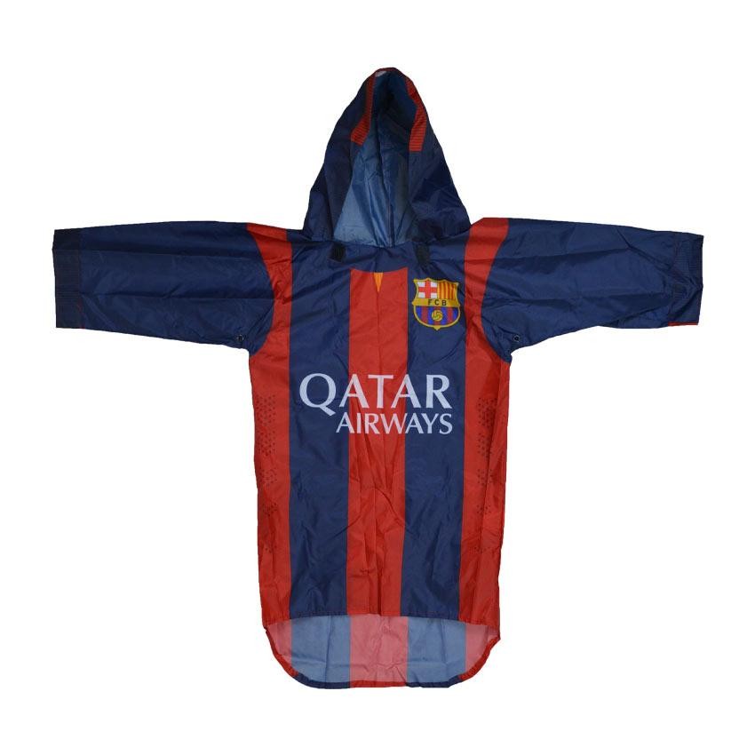 FC Barcelona Chelsea Adults Hooded Football Poncho Rain Shirt ...