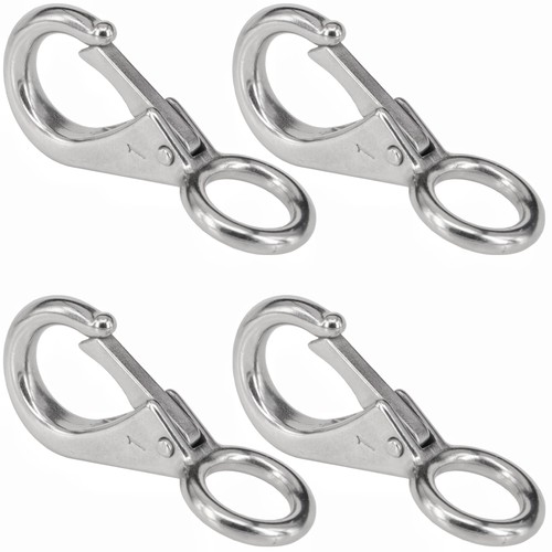 Fixed Spring Snap Hook,Quick Release Shackles with Fixed Round Ring ...