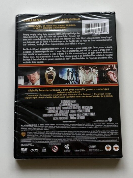 A Clockwork Orange (DVD, 2011) for sale online | eBay