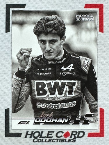 JACK DOOHAN 2024 Topps Paddock Pass Formula 1 F1 #27 Black and White 1: ...