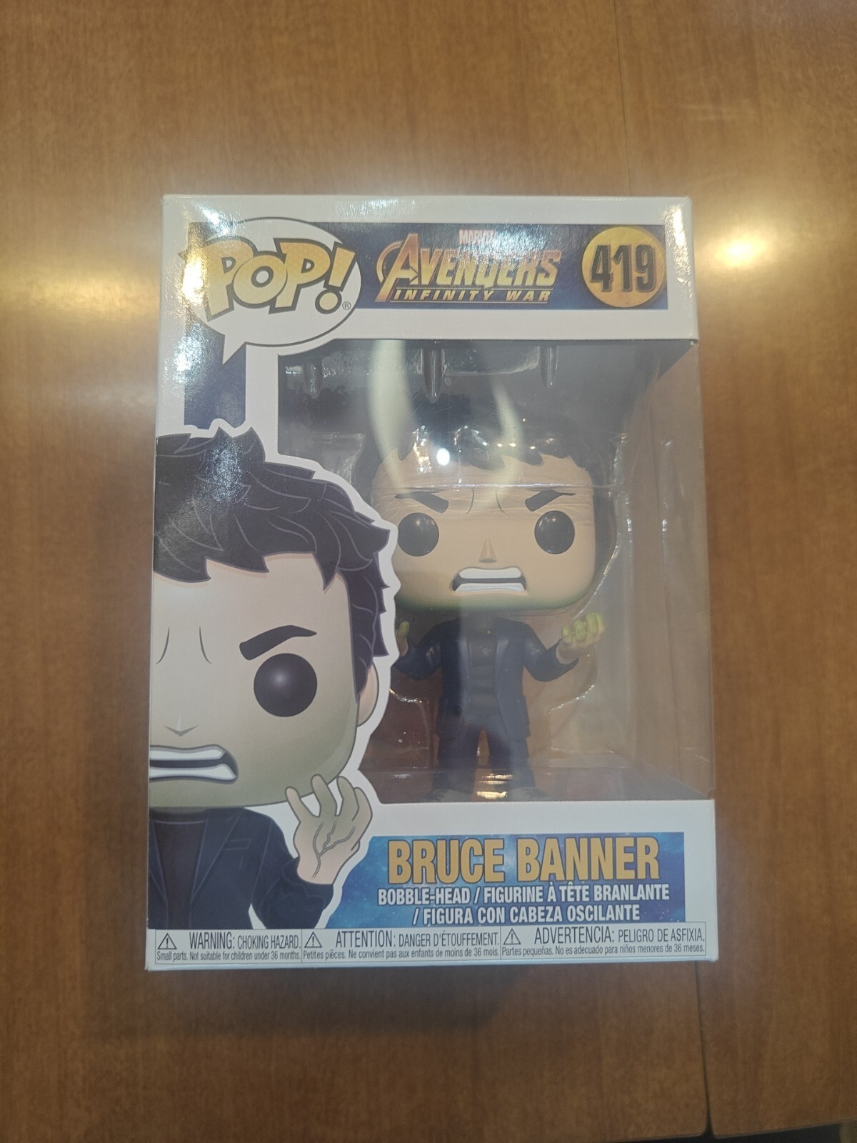 Funko Pop! Vinyl: Marvel- Avengers Infinity War- Bruce Banner (Hulk ...