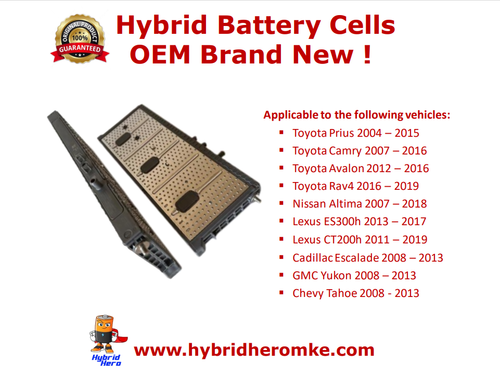 Pair of NEW OEM Hybrid Battery Cell Toyota Prius V 2010 2011 2012 2013 ...