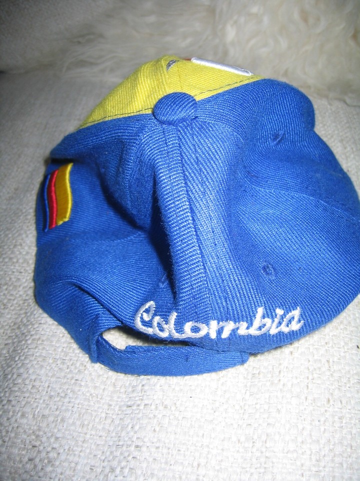 Columbia Red Yellow Blue FLag Insignia Logo Hat Mens Cap Ser Flow SF | eBay