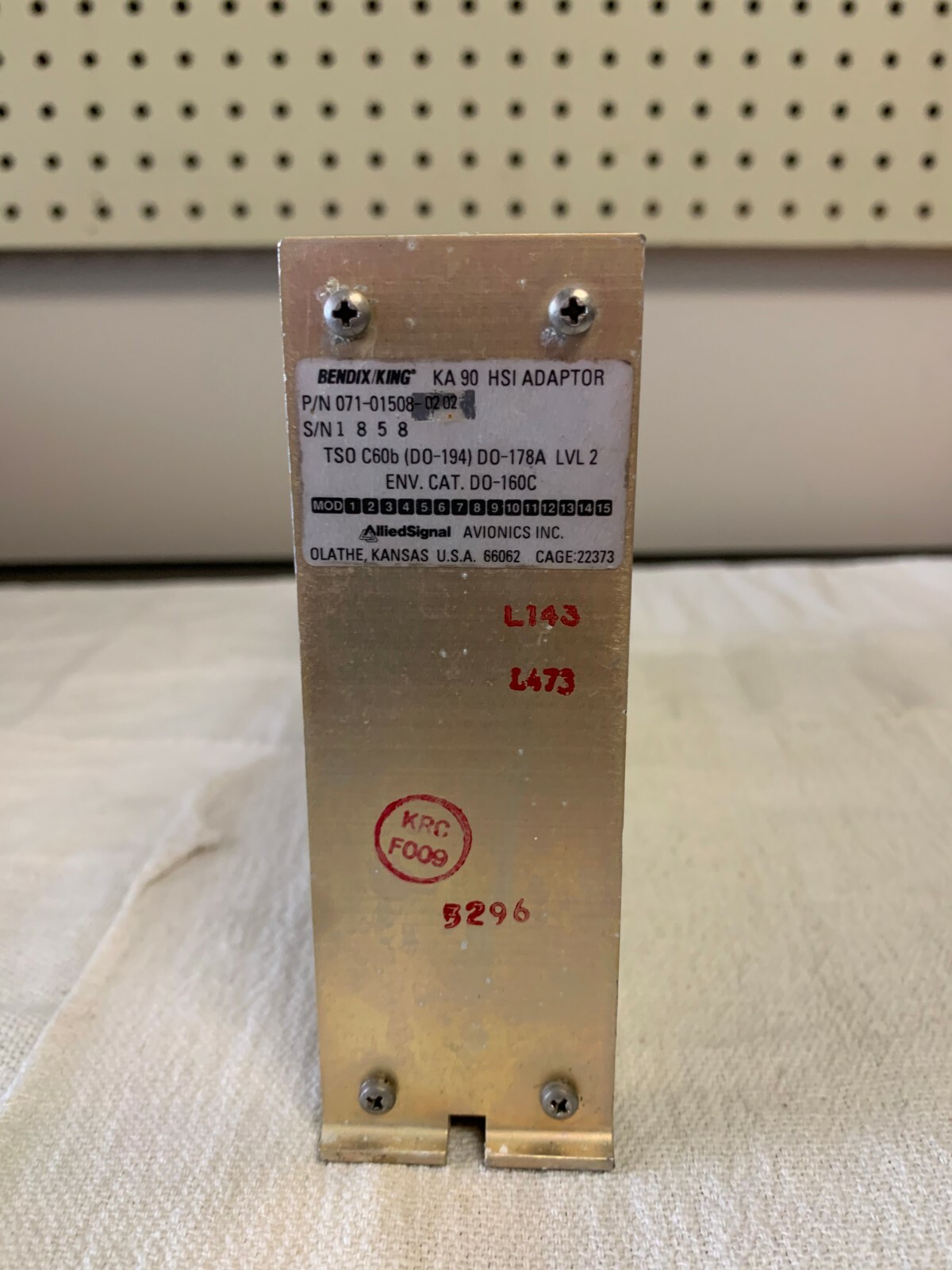 Bendix King KA 90 HSI Adaptor PN: 071-01508-0202 | eBay