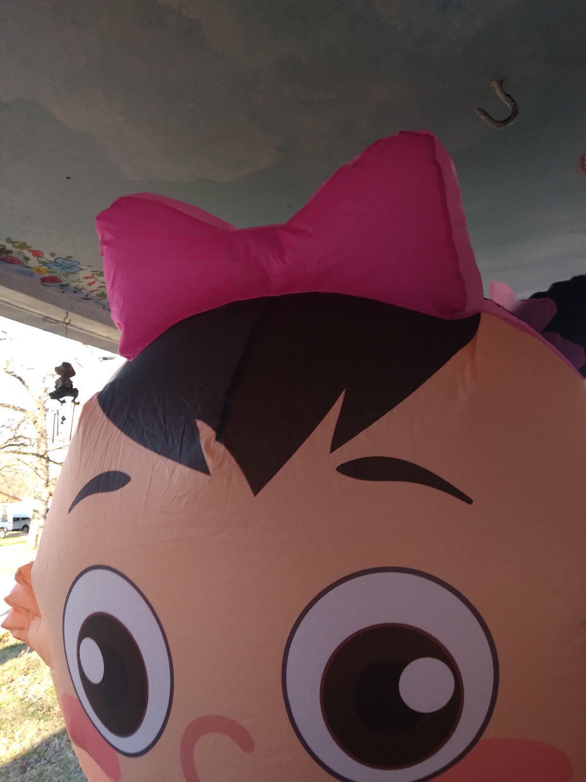 Inflatable Gender Reveal Baby Girl Costume adult cosplay gender shower ...