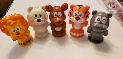 5 VTech Smartville Train Animals Lot Lion Tiger Bear Hippo & Kangaroo ...